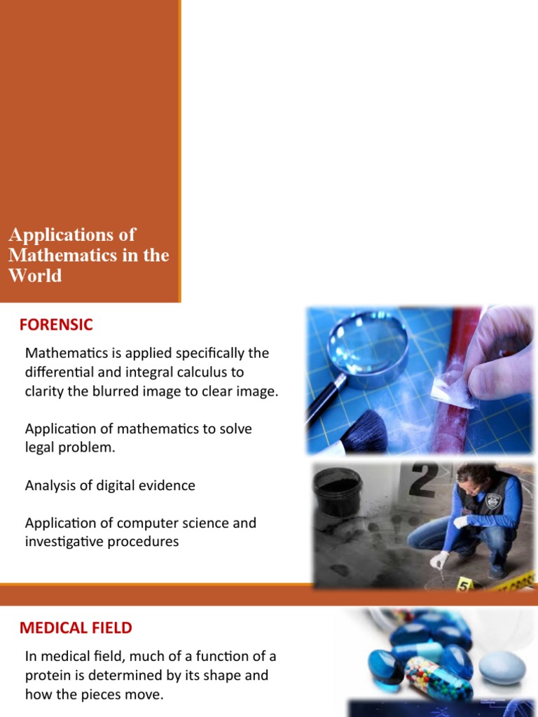 Lesson 1.4 Applications of Mathematics in The World | PDF | Mathematics ...