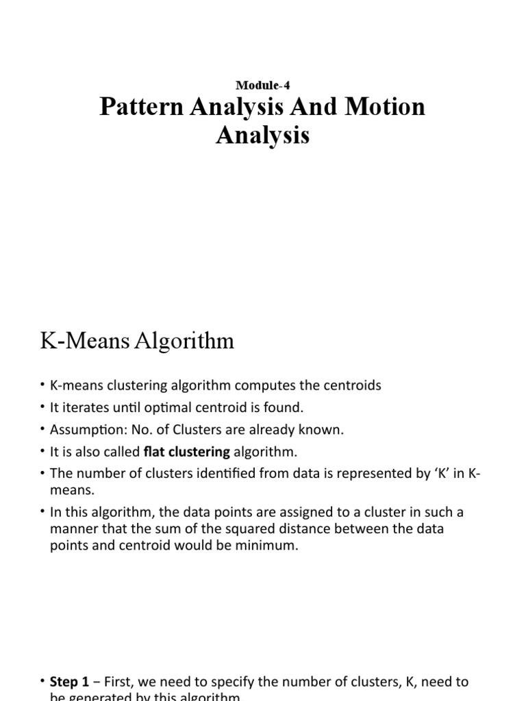 Pattern Analysis-Machine Learning | PDF