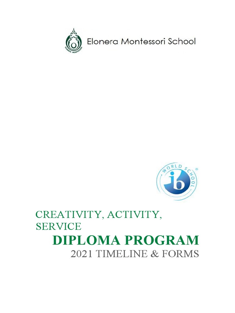 IB CAS Tmeline and FOrms EMS 2023 Final | PDF | Career & Growth