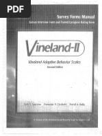 Vineland Adaptive Behavior Scale | PDF