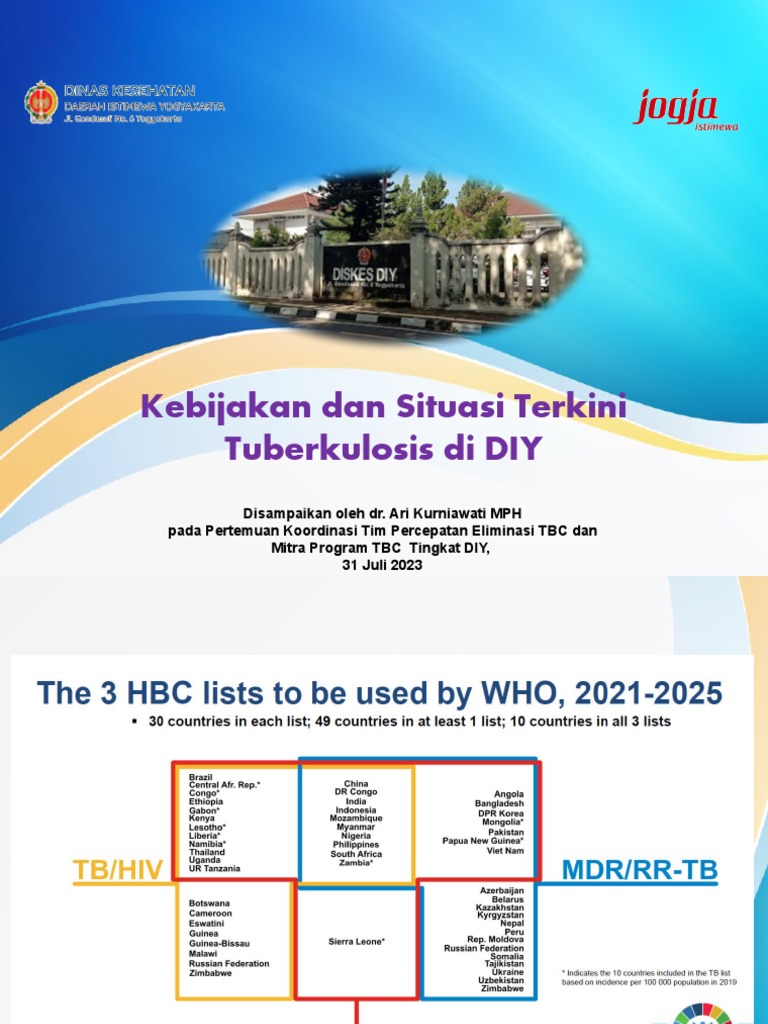 Kebijakan Dan Analisa Situasi TBC DIY 31-07-2023 | PDF
