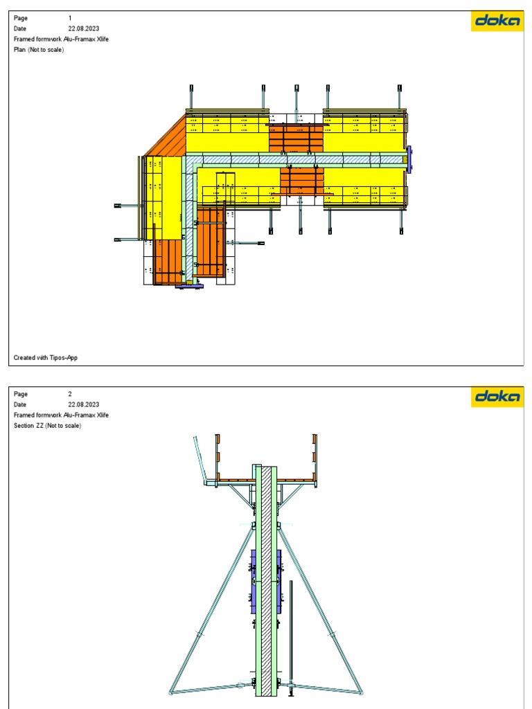 Wall Formwork Design LCD | PDF | Building Materials | Real Estate