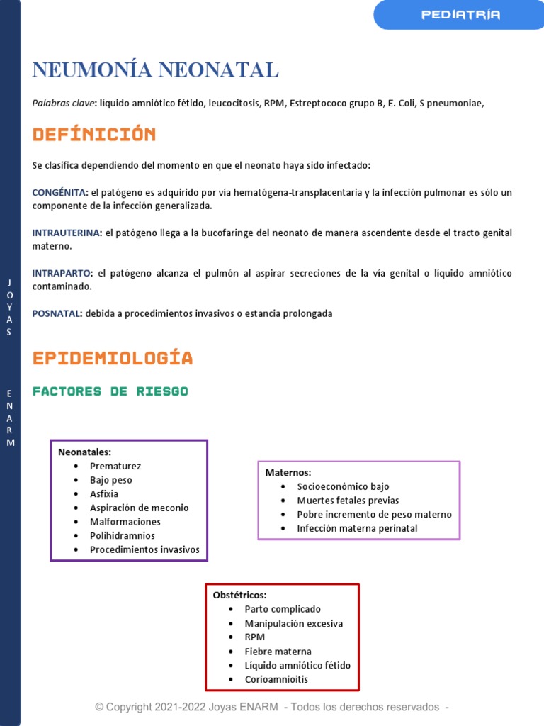 36. Neumonía Neonatal | PDF