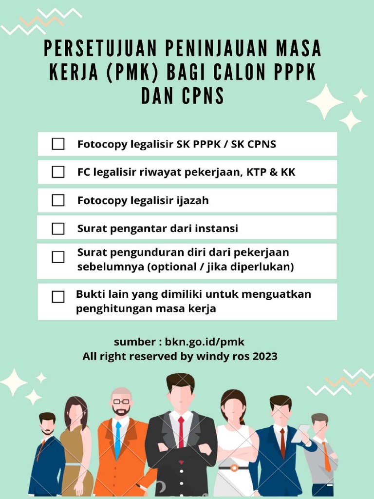 Poster - Peninjauan Masa Kerja Asn | PDF