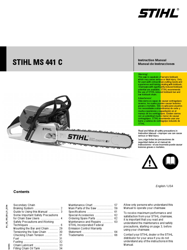 Stihl MS441C | PDF