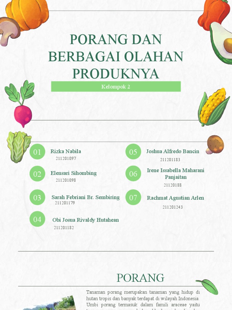 Porang - Kel 2 Prak Zwa | PDF