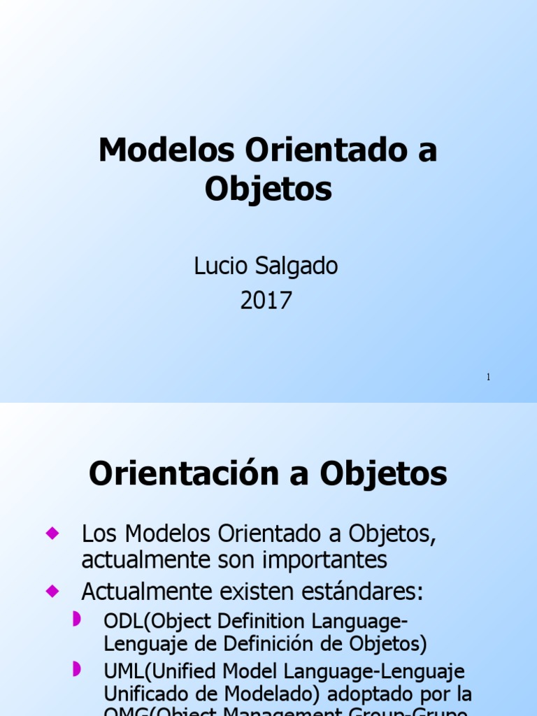 Introducción a Modelos OO | PDF | Objeto (informática) | Lenguaje de modelado unificado