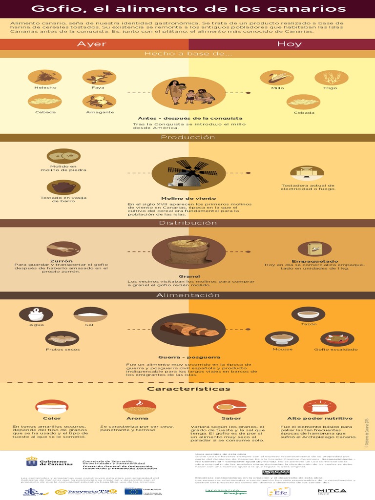 Gofio Canario | PDF | Comida y bebida | Alimentos basicos