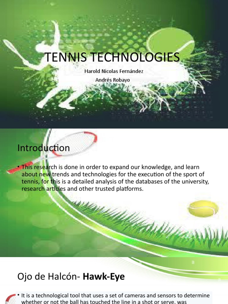 Tennis Technologies | PDF | Technology & Engineering
