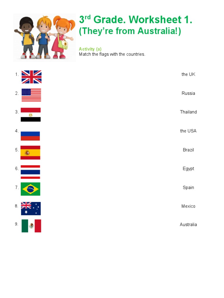 3rd Grade Worksheet 1a | PDF