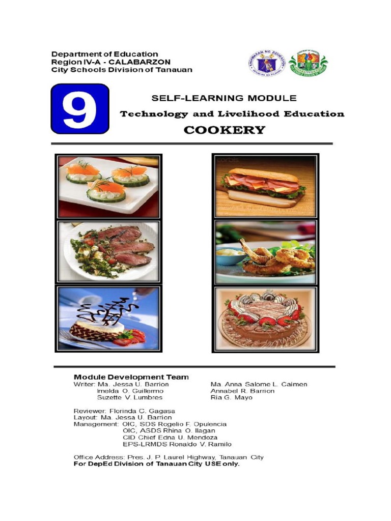 G9 COOKERY - Quarter 1 - With Hard | PDF