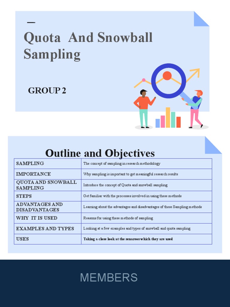 Quota and Snowball Sampling | PDF