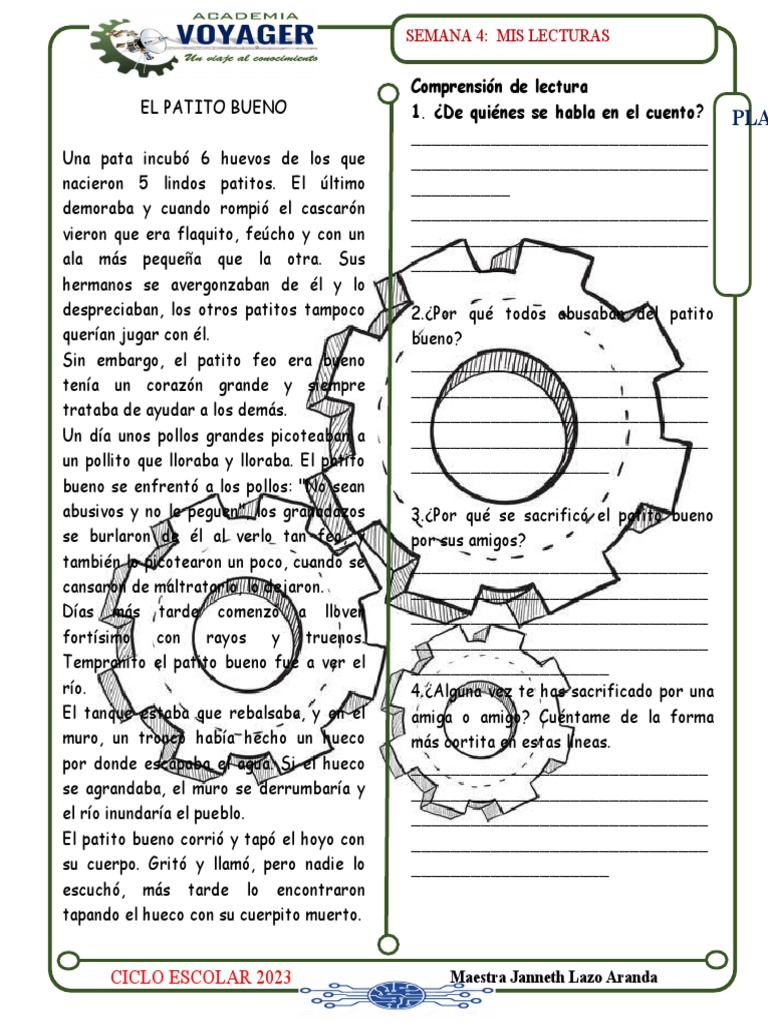 Comprension Lectora Tercero y Cuarto | PDF