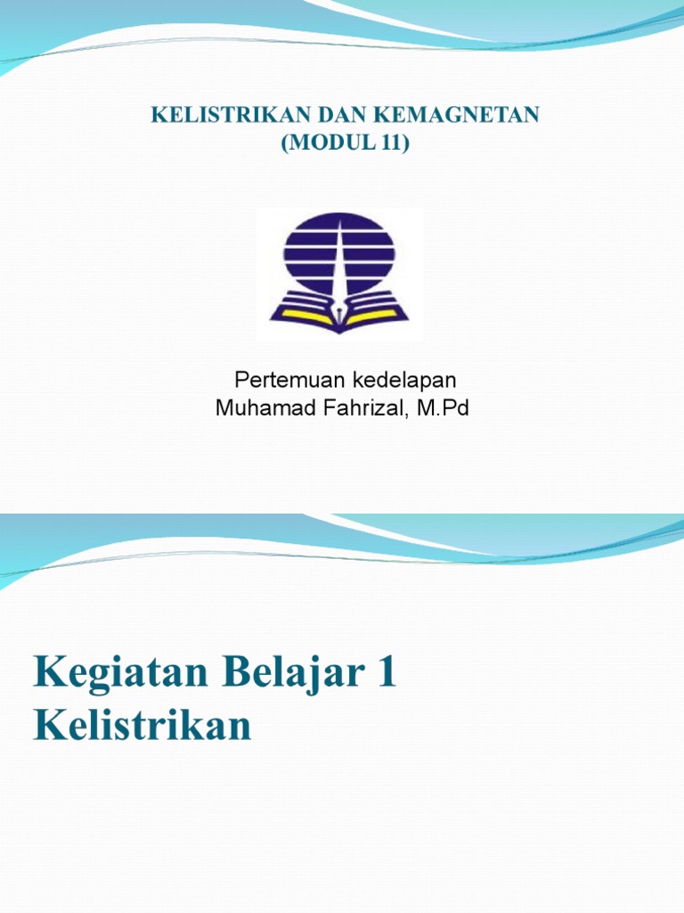 Modul 11 (Kelistrikan Dan Kemagnetan) | PDF