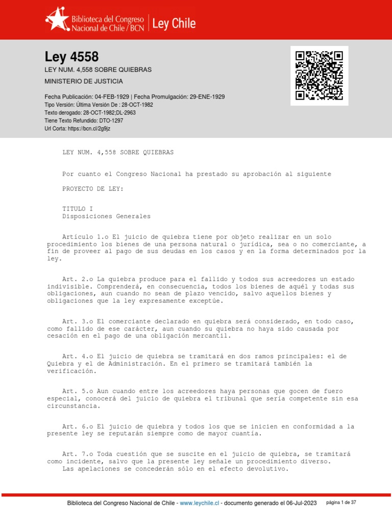 Ley 4558 - 04 Feb 1929 | PDF