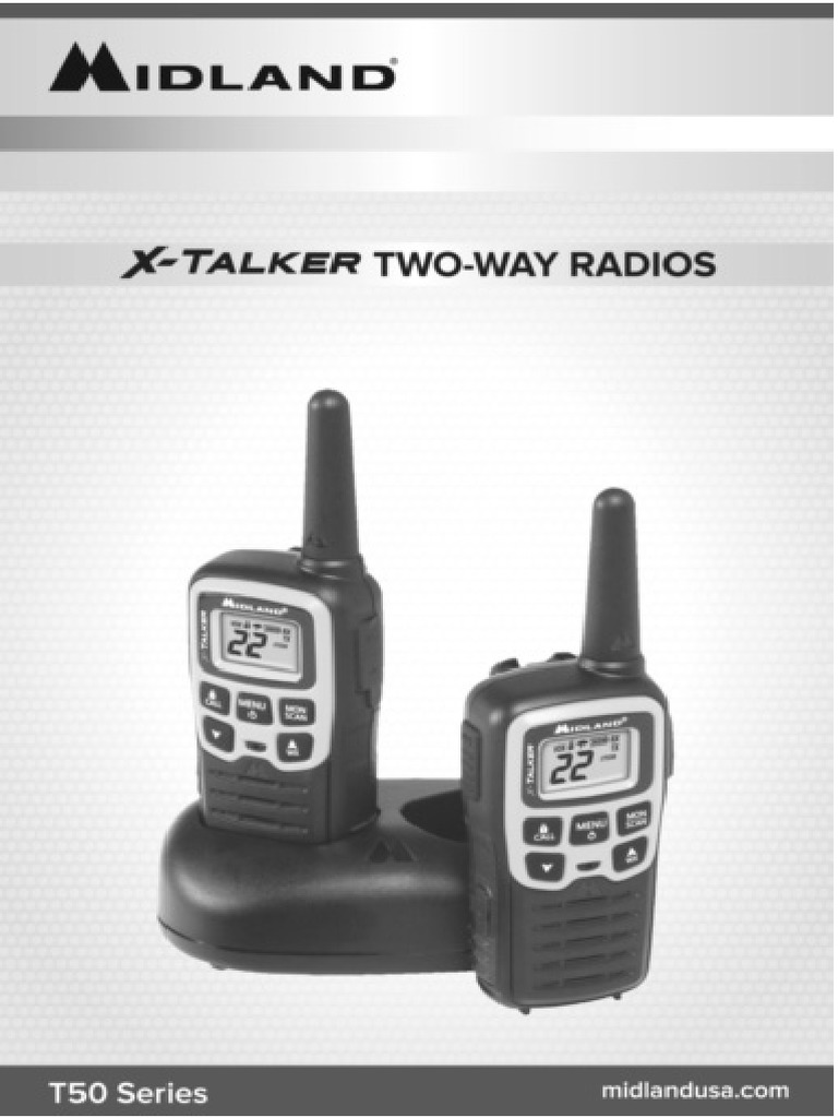 Midland T50 Two-Way Radio Guide | PDF