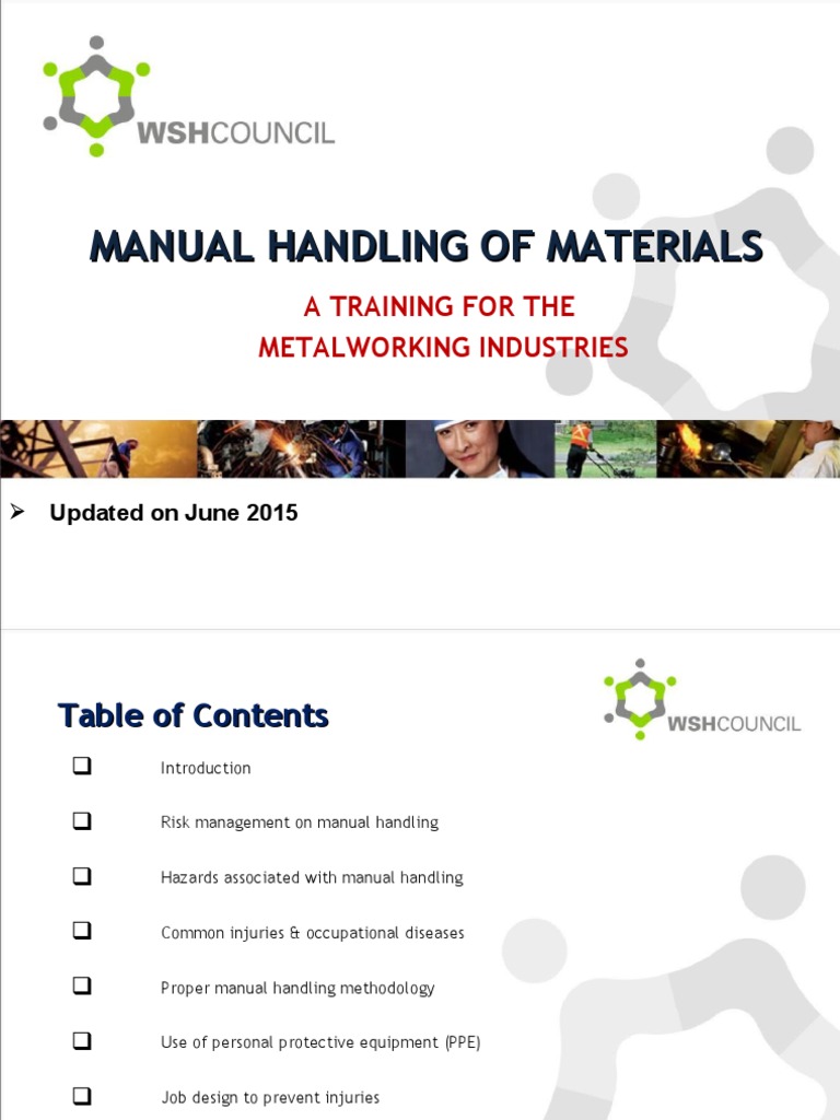 Manual Handling 2015june | PDF | Science & Mathematics | Computers