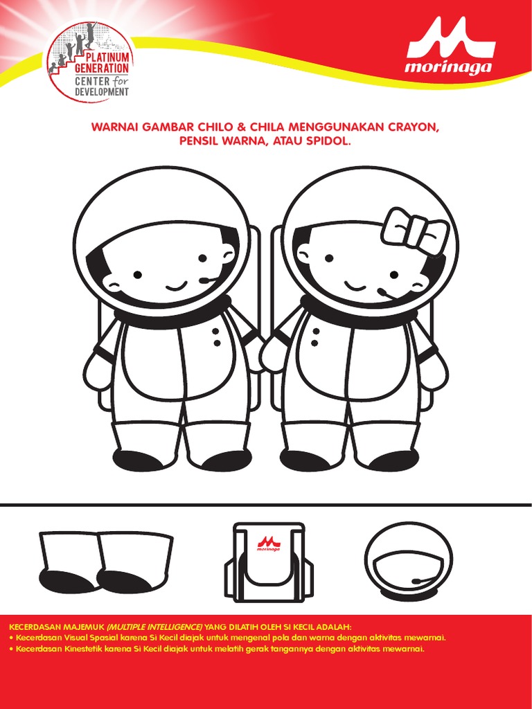Morinaga Platinum - Mewarnai Astronot Chila-Chilo | PDF