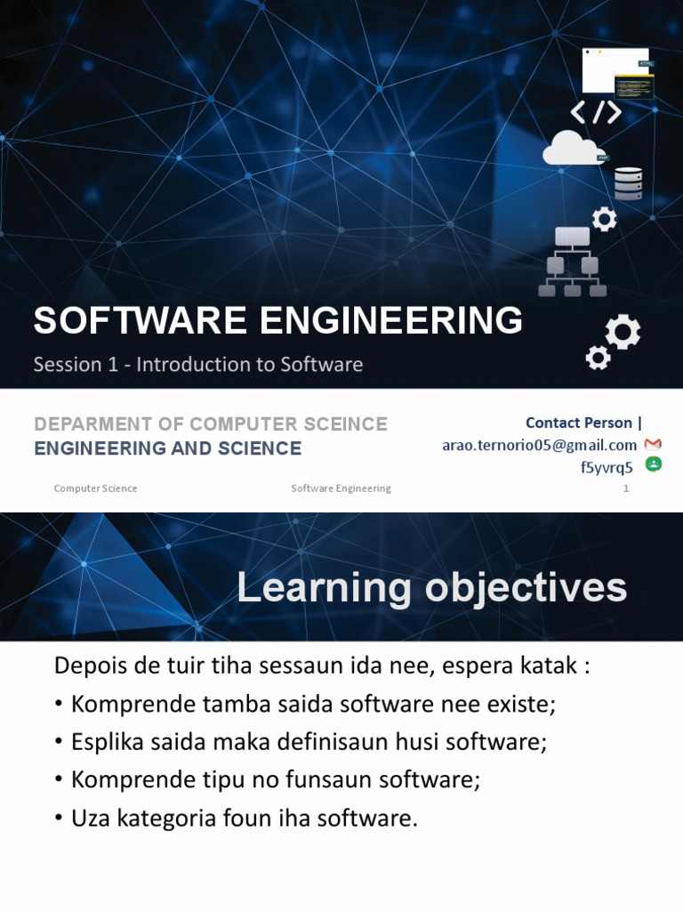 Session 1-Introduction To Software | PDF