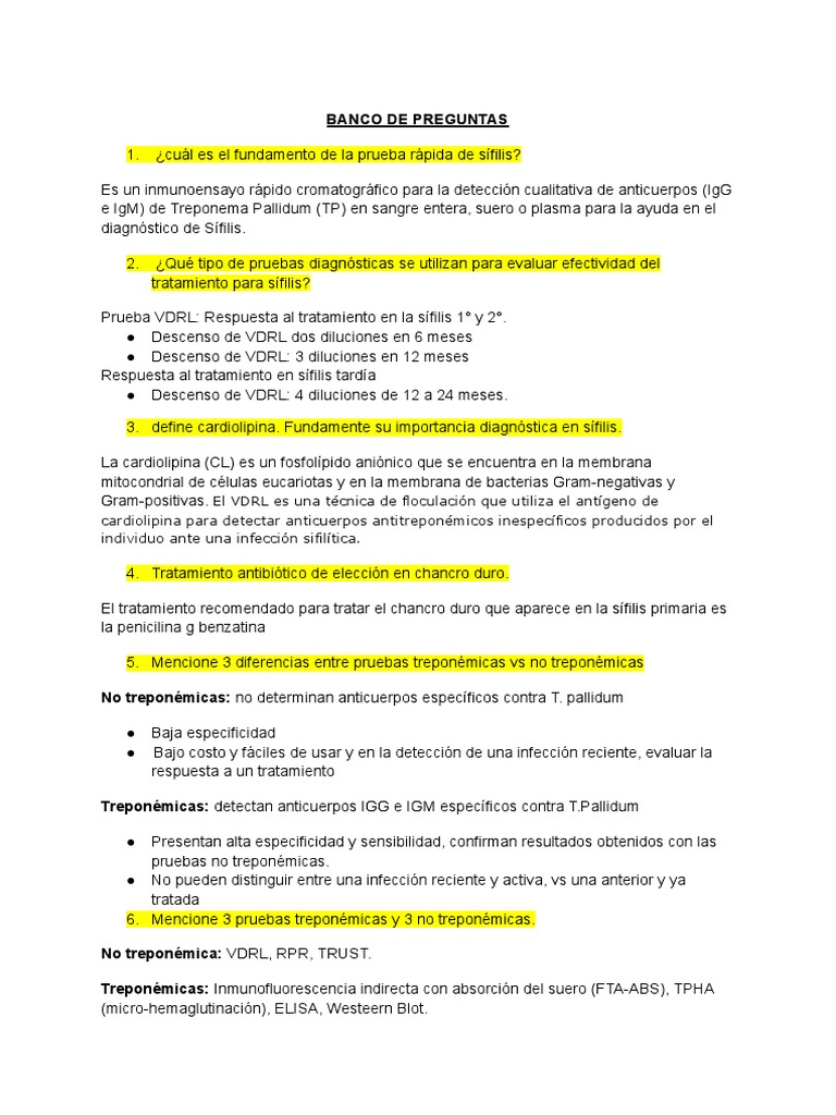 Banco de Preguntas | PDF | VIH | Virus