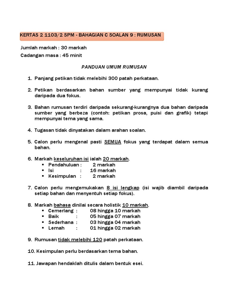 PANDUAN RUMUSAN F4-New | PDF