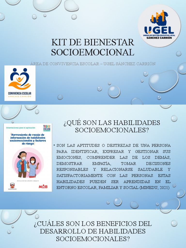 Kit de Bienestar Socioemocional | PDF