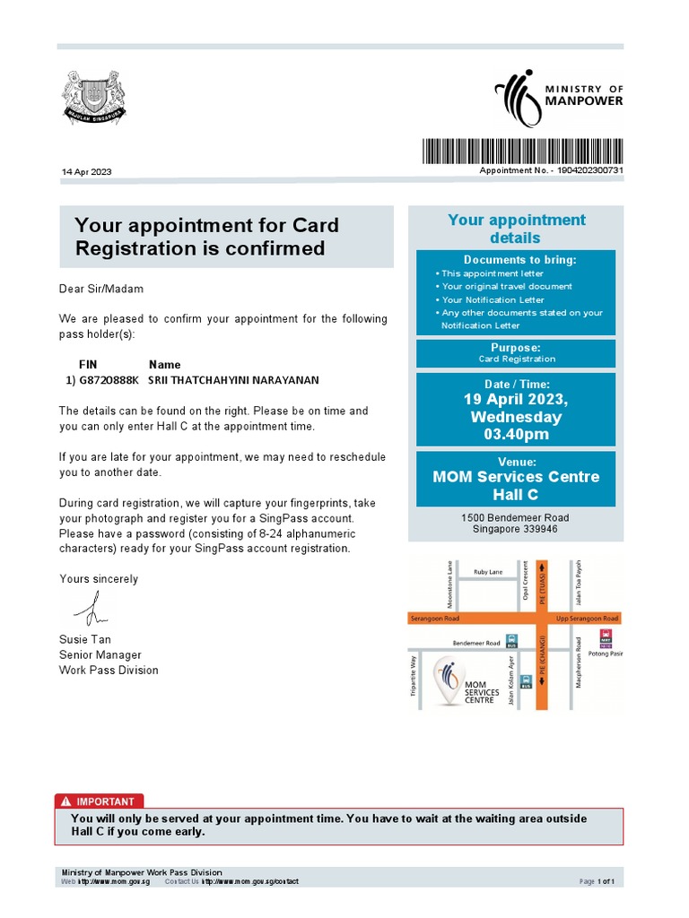 Appointment Letter | PDF | Government And Personhood | National Security