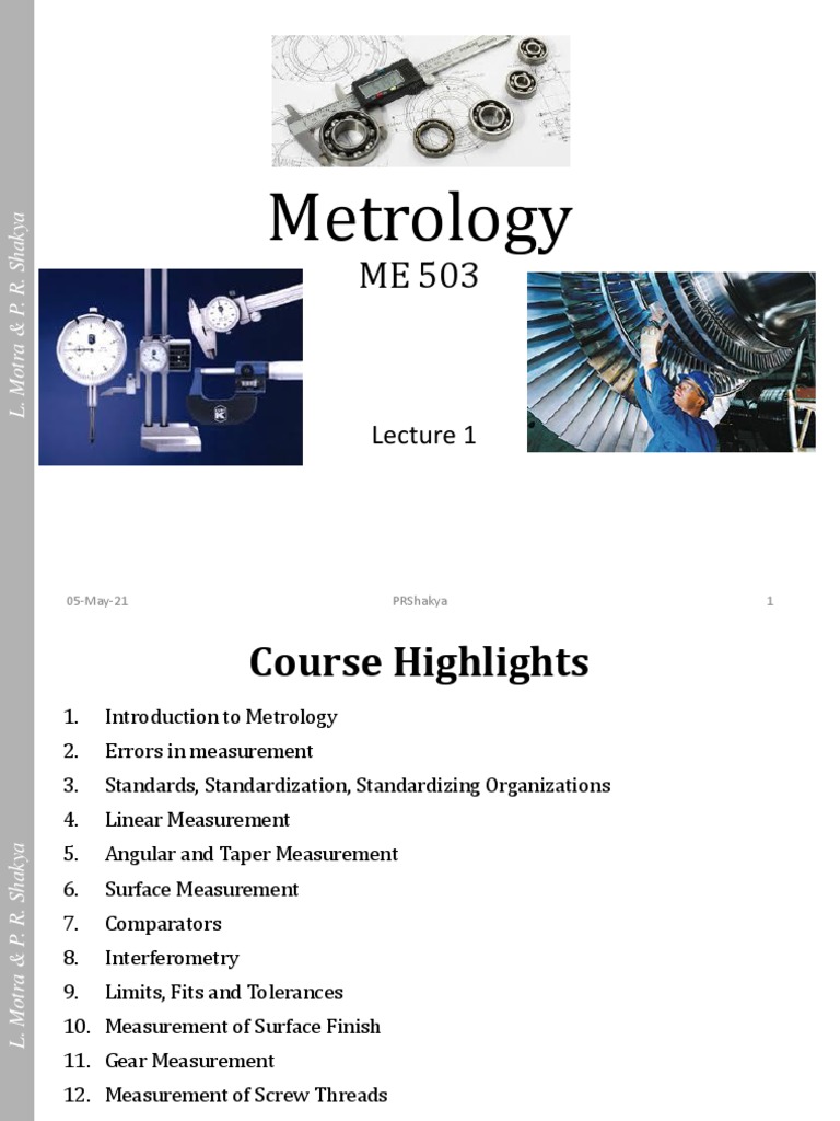 Metrology Chapter 1 | PDF | Computers | Technology & Engineering
