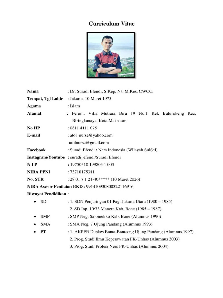 CV Suradi Efendi | PDF