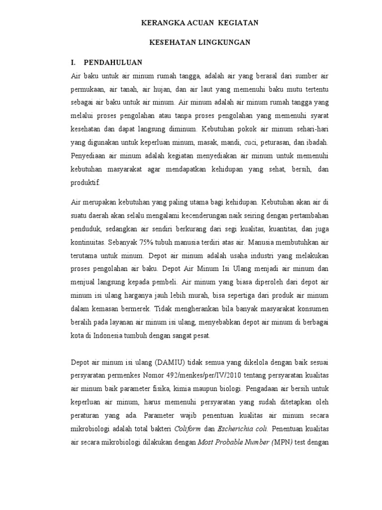 Kak Ikl Air Minum | PDF | Pengembangan Diri | Kesehatan Holistik