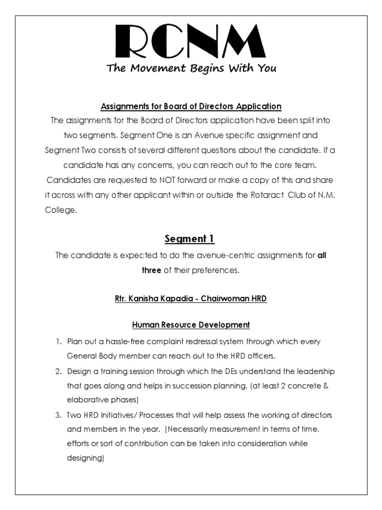 Bod Assignments 2023 24 Pdf
