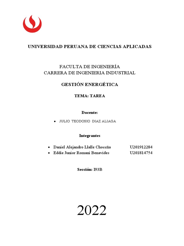 Tarea - Grupo 5 | PDF | Energía eólica | Perú Tarea - Grupo 5 | PDF | Energía eólica | Perú