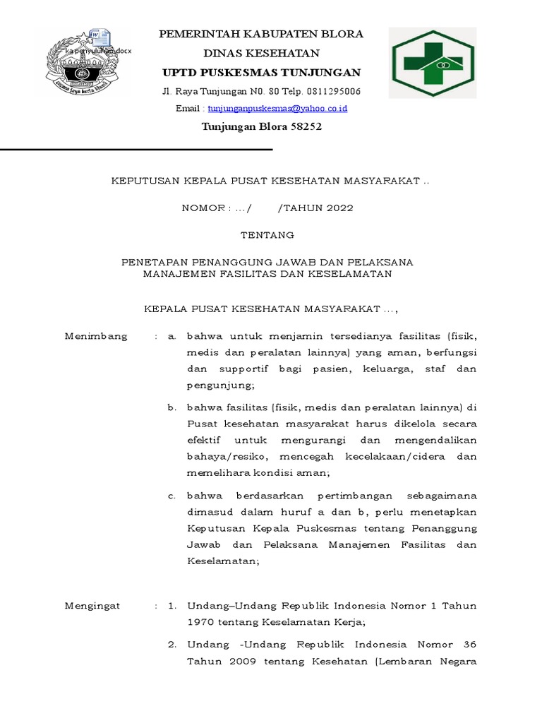 1.4.1.EP.1..Contoh ... SK TIM MFK PUSK-R | PDF | Science & Mathematics