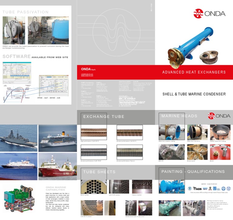 Water Condenser Marine General Catalogue 1 | PDF | Materials | Applied And Interdisciplinary Physics