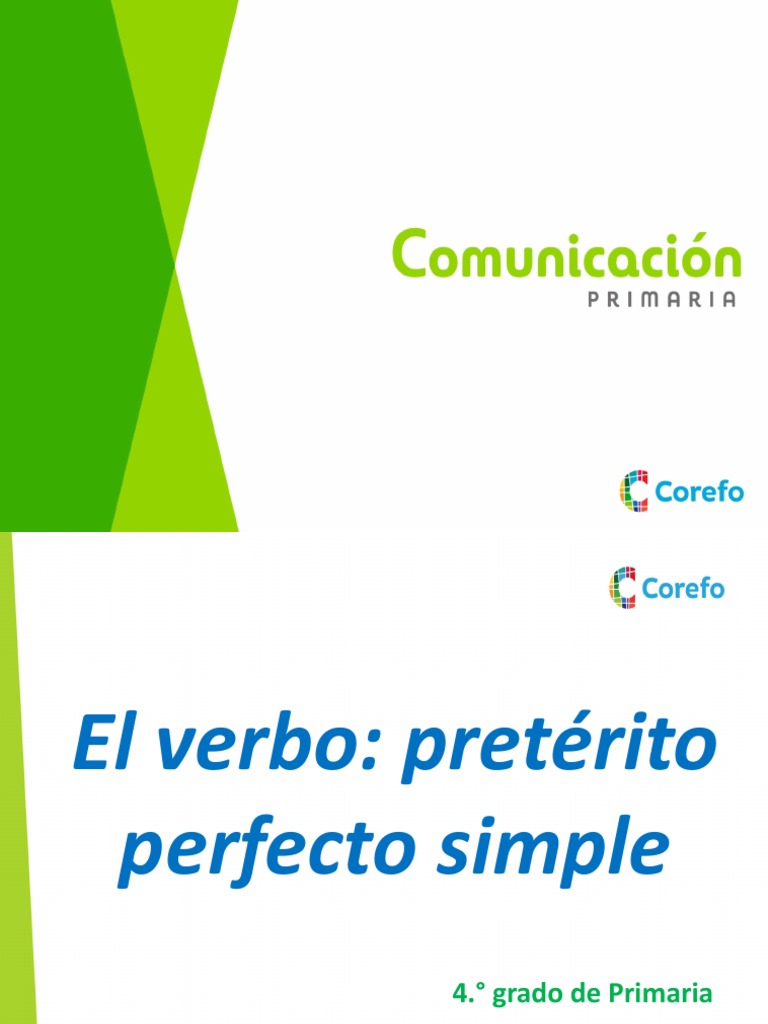 Qué es el pretérito perfecto simple | PDF