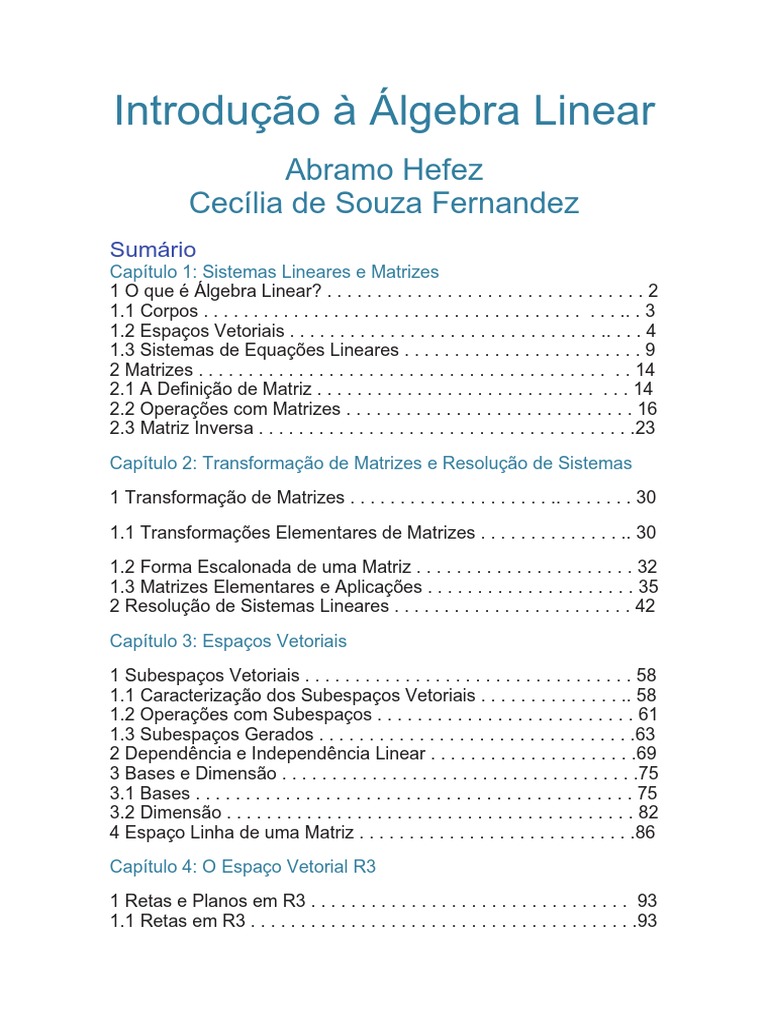 Algebra Linear Profmat | PDF | Ortogonalidade | Mapa linear