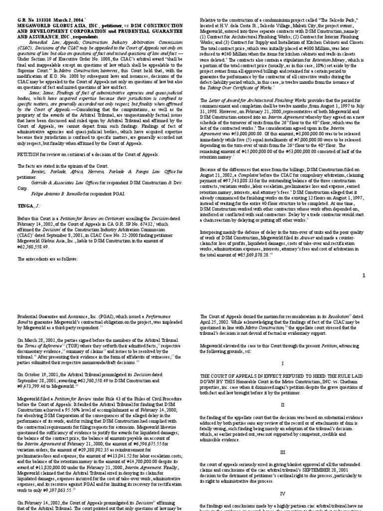 Arbit Batch 3 | PDF | Appellate Court | Tribunal