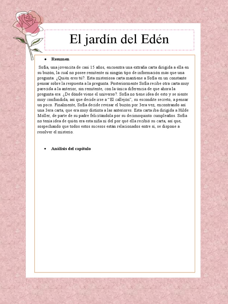 El Jardin Del Eden | PDF