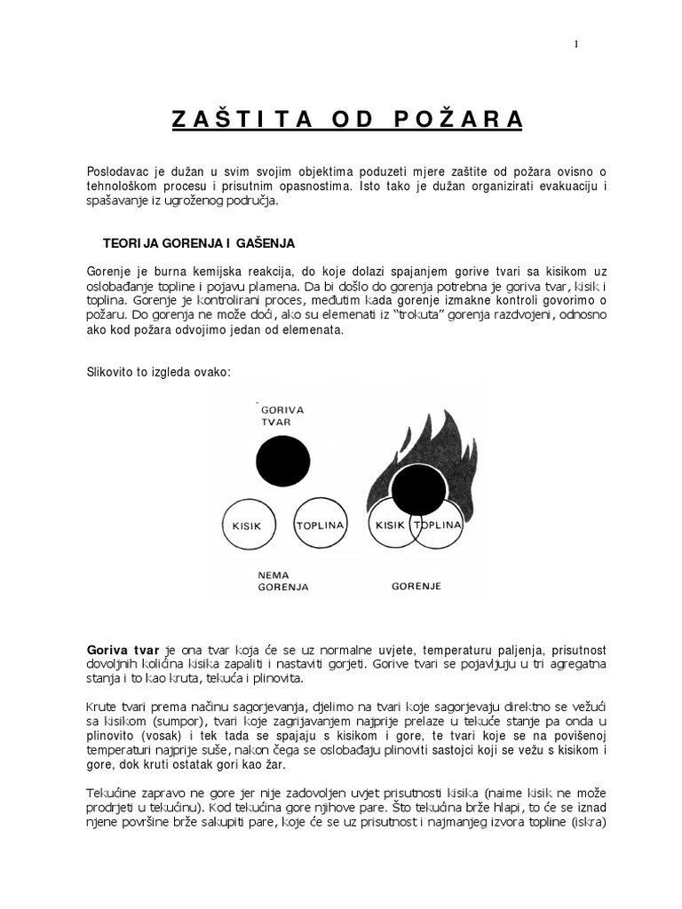Zastita Od Pozara 56884a46013a6 | PDF