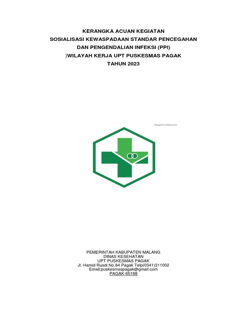 Kak Kegiatan Sosialisasi Kewaspadaan Standart Ppi | PDF Kak Kegiatan Sosialisasi Kewaspadaan Standart Ppi | PDF
