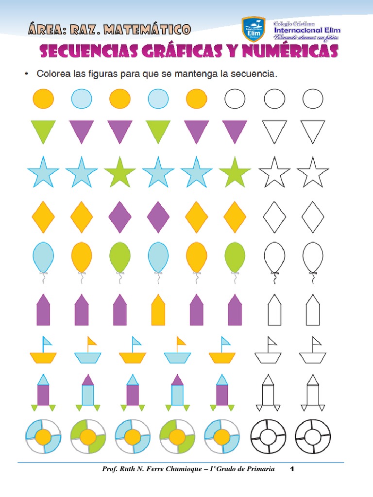 Secuencias Gráficas y Numéricas | PDF