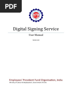 SEZ Online Manual-DSC Signing With Java Applet: V Ersion 1.0 | PDF ...
