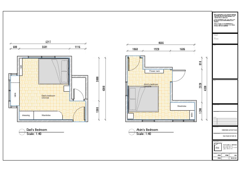 Furniture Layout Plan | PDF