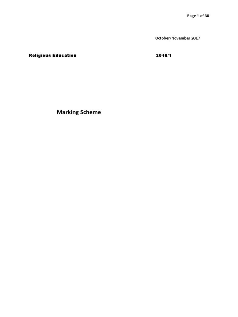 2017 RE Marking Key (2) - 1-1 | PDF