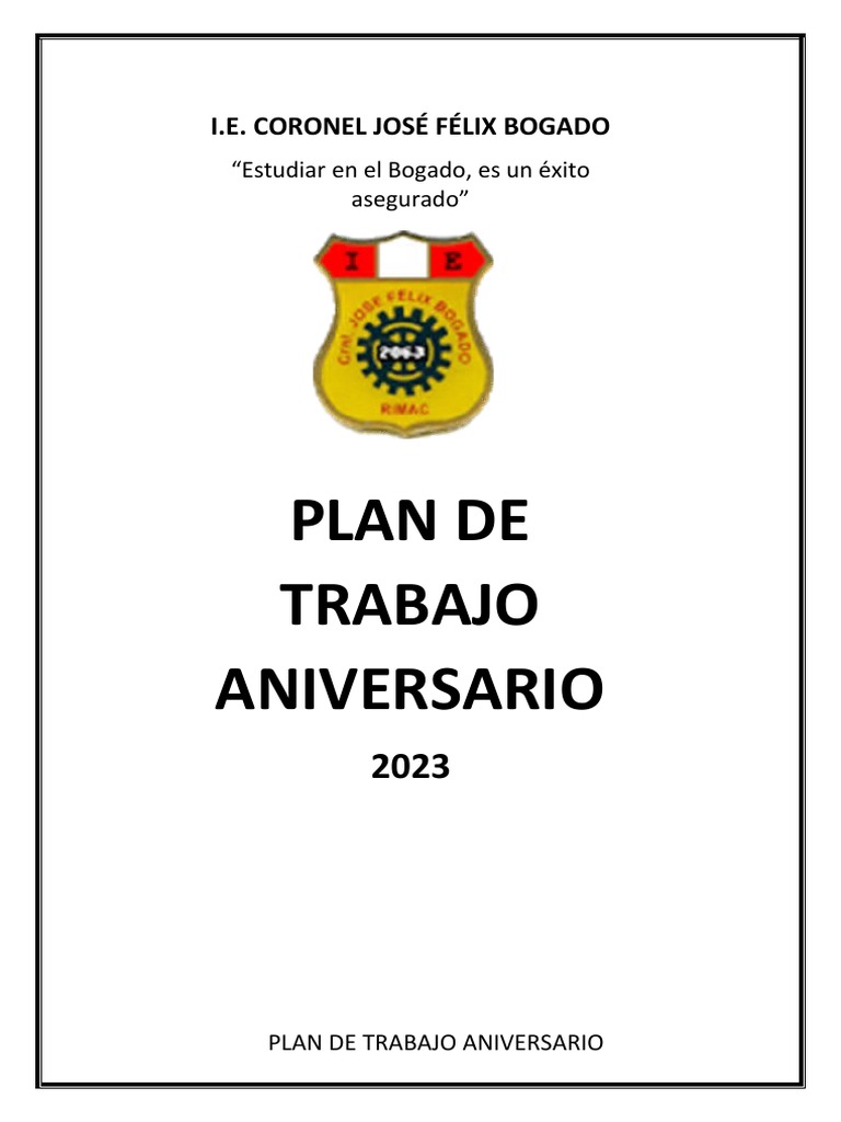Aniversario 44° I.E. José Félix Bogado | PDF