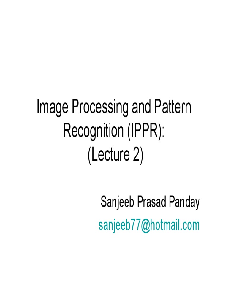Image Processing Chapter 2 | PDF | Digital Image | Image Segmentation
