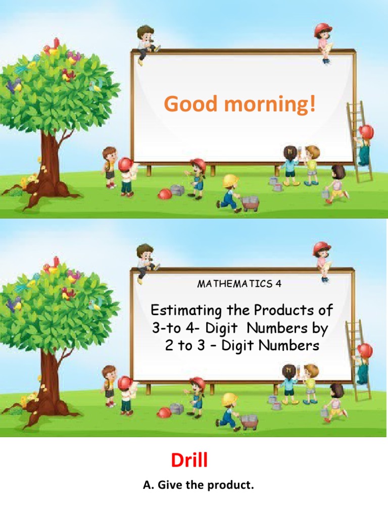 Estimating Products for Grade 4 Math | PDF