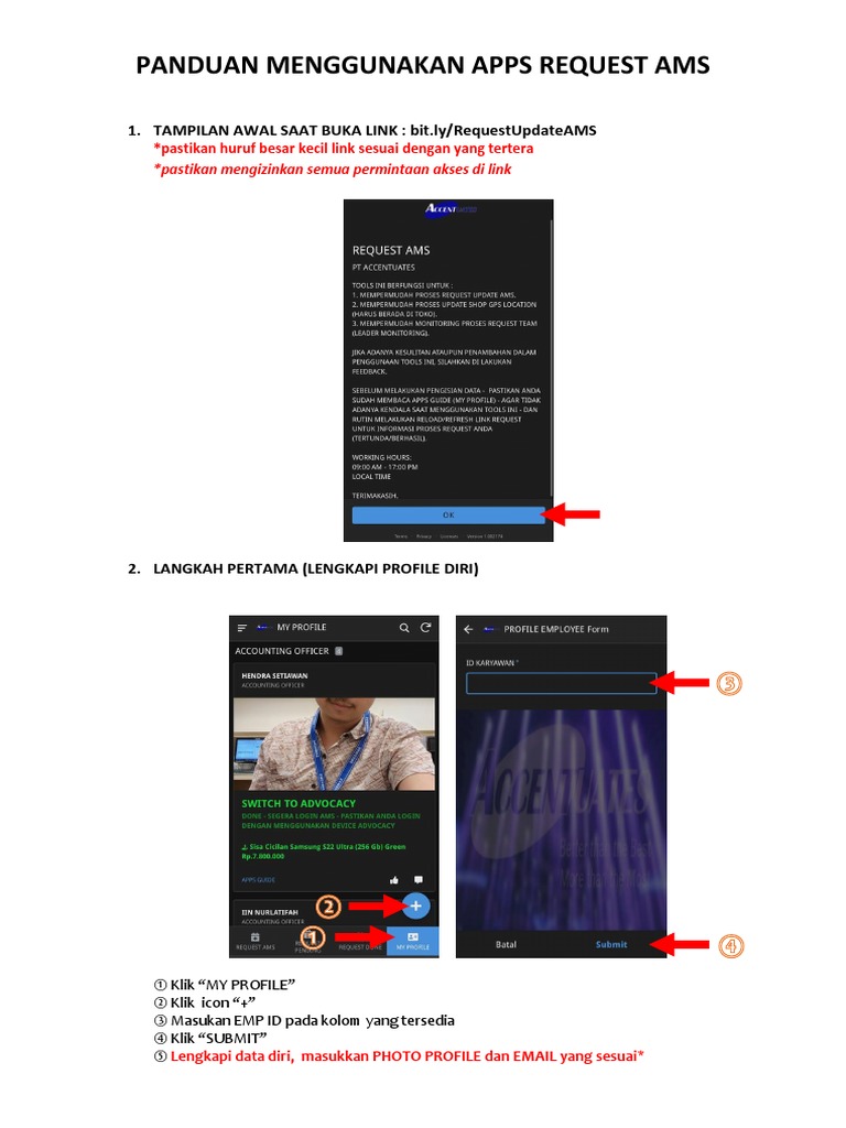 Panduan Request Ams | PDF | Komputer