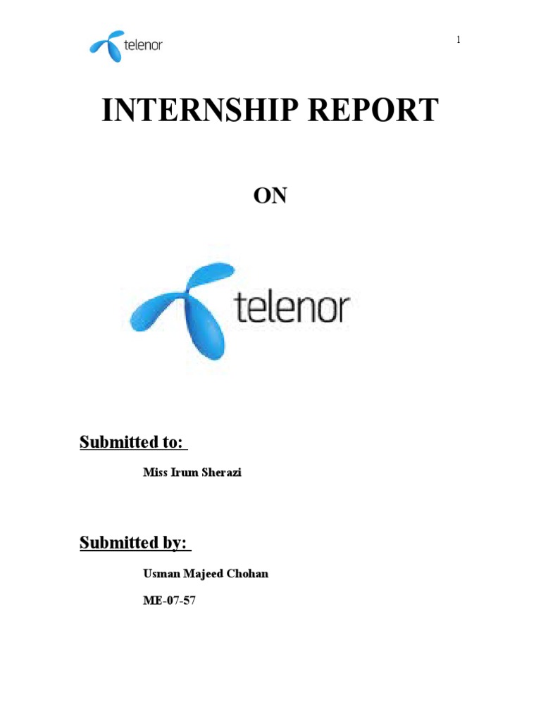 telenor report final | PDF