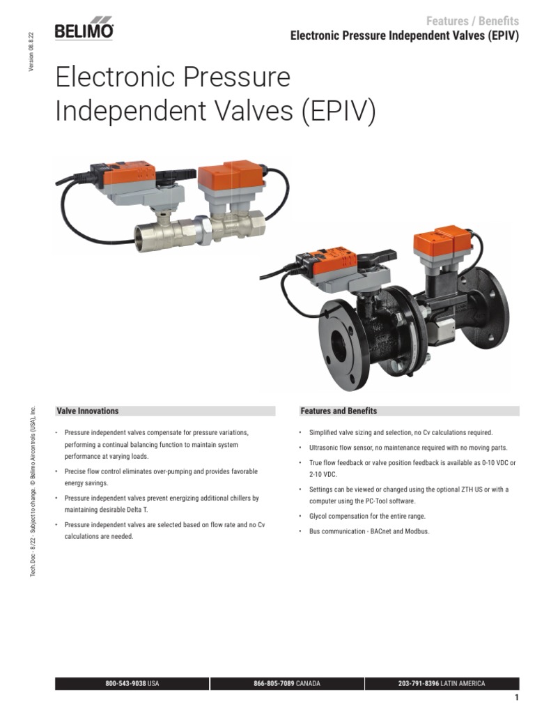 Belimo Epiv-Ultrasonic Technical-Documentation En-Us | PDF